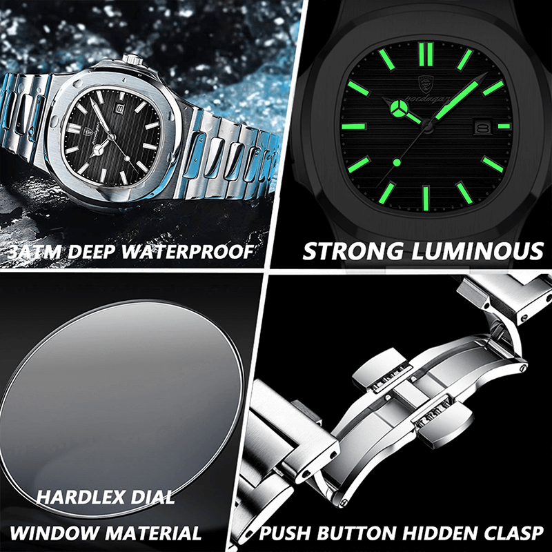 Poedagar 613 Men’s Steel Watch | Best Price in Sri Lanka | Anix